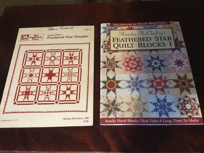 Marsha McCloskey’s Feathered Star Quilt Blocks Book & Sampler Lot LSC7 ...