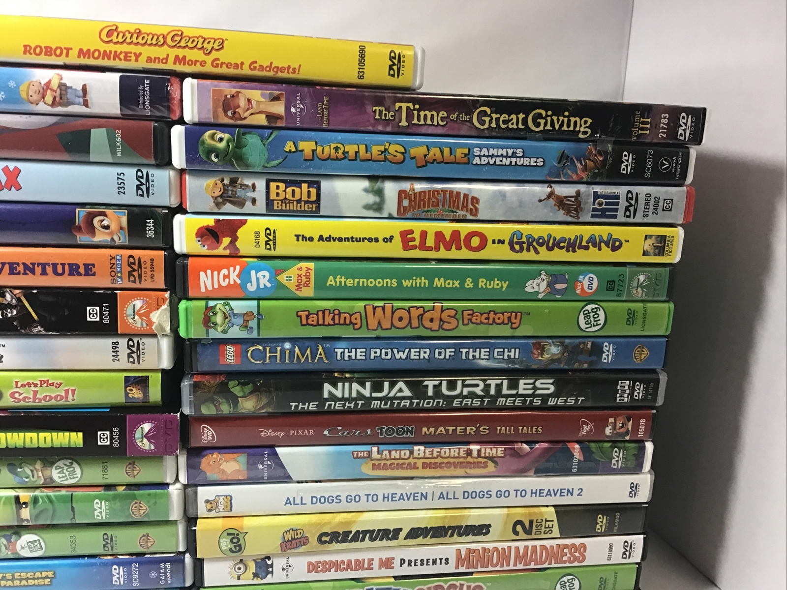 huge lot 31 Childrens DVDS Ninja Turtles Elmo Pokemon Bambi more ...