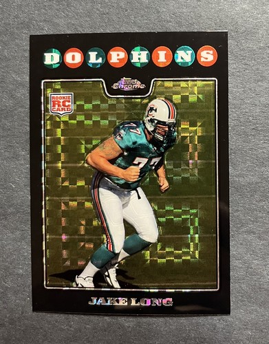 2008 Topps Chrome X-Fractor Jake Long #TC222 Rookie RC | eBay