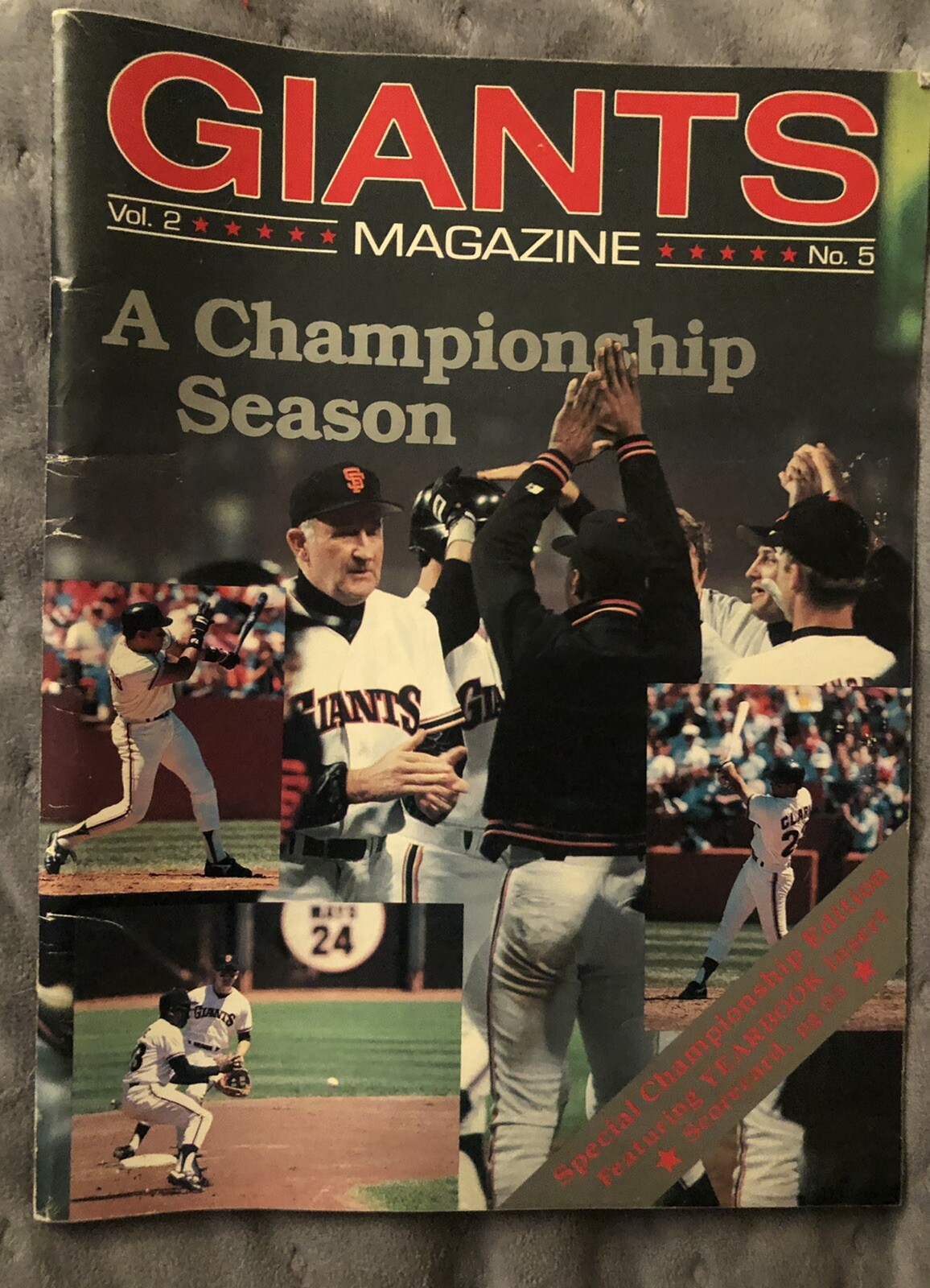 San Francisco Giants 1986 Magazine- A Championship Season. Original ...