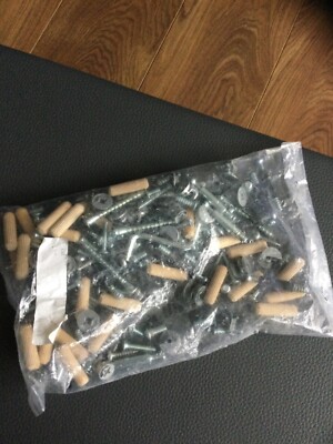 Kitchen/Wardrobe screws, fixings, dowels kit selection for cupboards ...