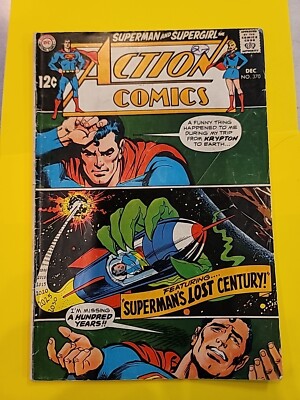Action Comics #370: DC Comics. (1968) (VG 4.0) Superman & Supergirl 12 ...