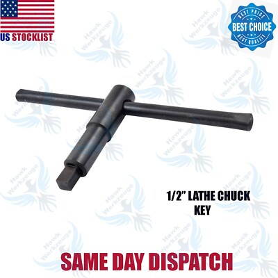 Lathe Chuck Wrench 1/2" Square Head Key Spanner Tool | eBay