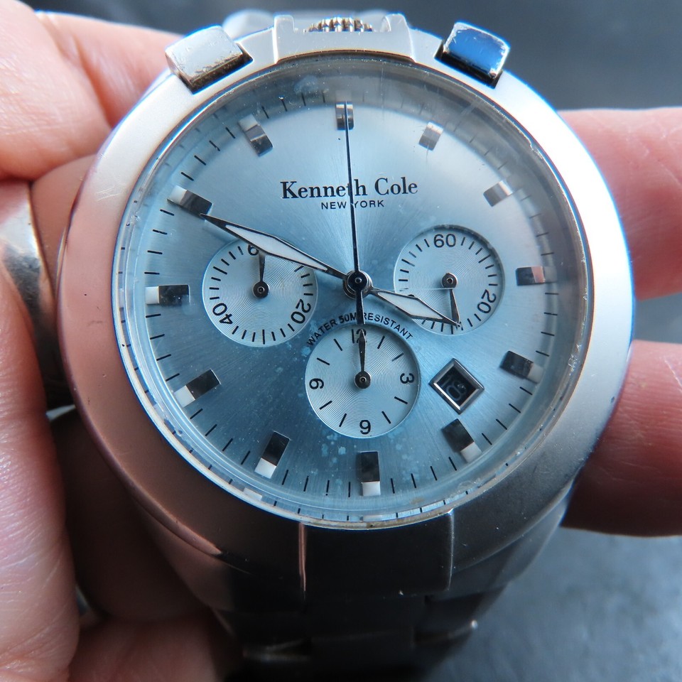 Bull Head Kenneth Cole Chronograph Quartz Men Watch | eBay