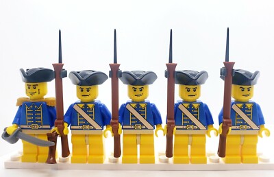 Swedish Line Infantry Soldiers Napoleonic Wars made with real LEGO ...