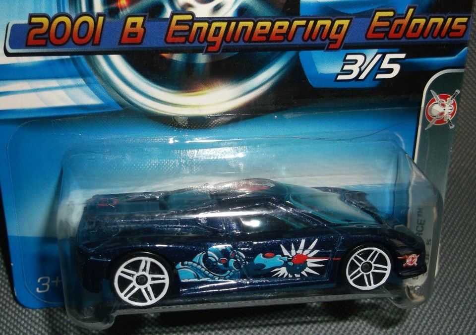 Hot Wheels 2006 #078 Spy Force #3 of 5 2001 B Engineering Edonis Blue ...