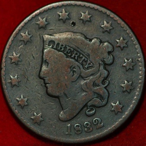 1832 Philadelphia Mint Copper Coronet Head Large Cent | eBay
