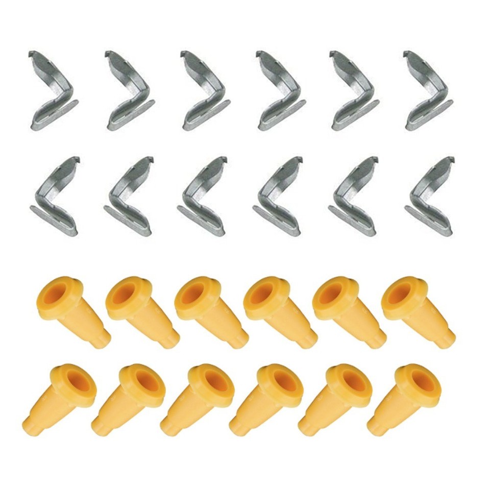 24Pcs/Set Front Door Panel Frame-Plugs & Door Panel Clips For Chevy For ...