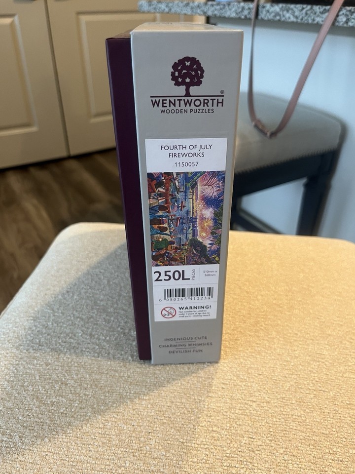 Wentworth Wooden Jigsaw Puzzle 250L Large Pieces-Fourth Of July Fireworks | eBay