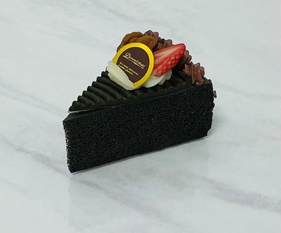 Fake Chocolate Cake Slice Display Prop – Realistic Faux Dessert with ...