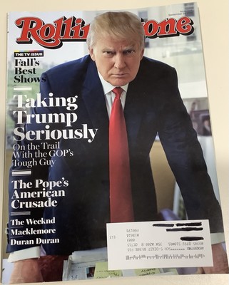 2015 Rolling Stone Magazine #RS 1244 September 24, 2015 Donald Trump | eBay
