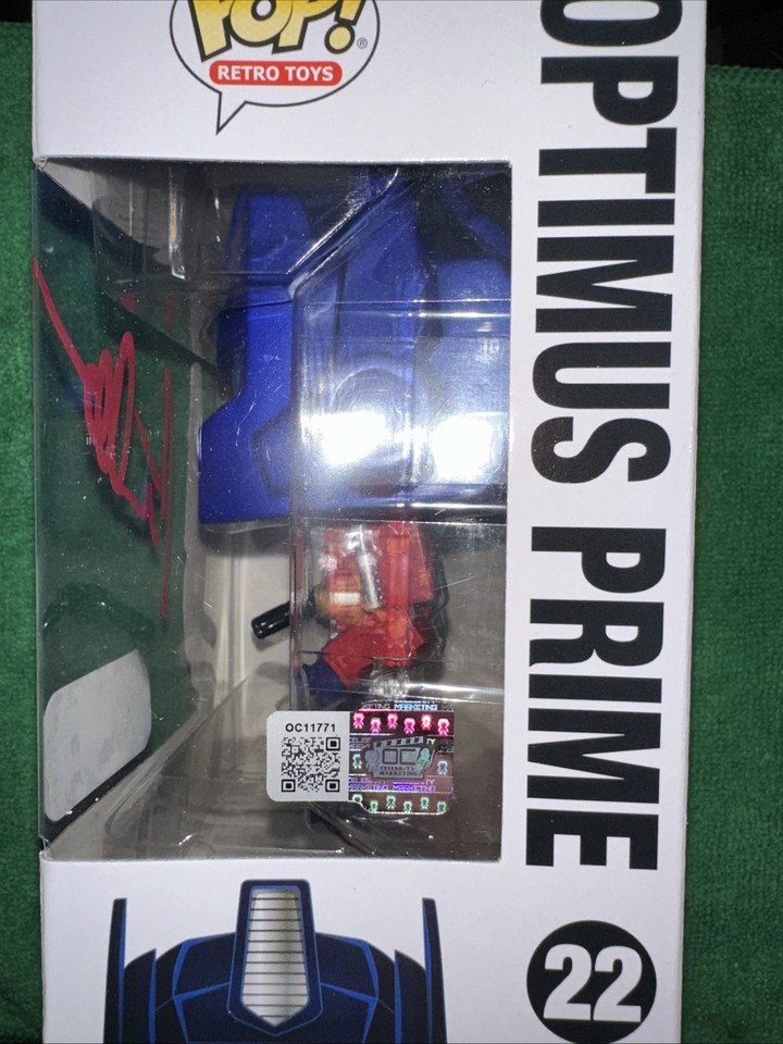 Peter Cullen Transformers Optimus Prime Voice Actor #22 Signed Funko ...