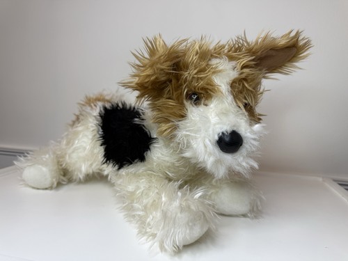 RARE Retired Douglas Wire Fox Terrier Plush 16” Realistic Dog Cuddle ...