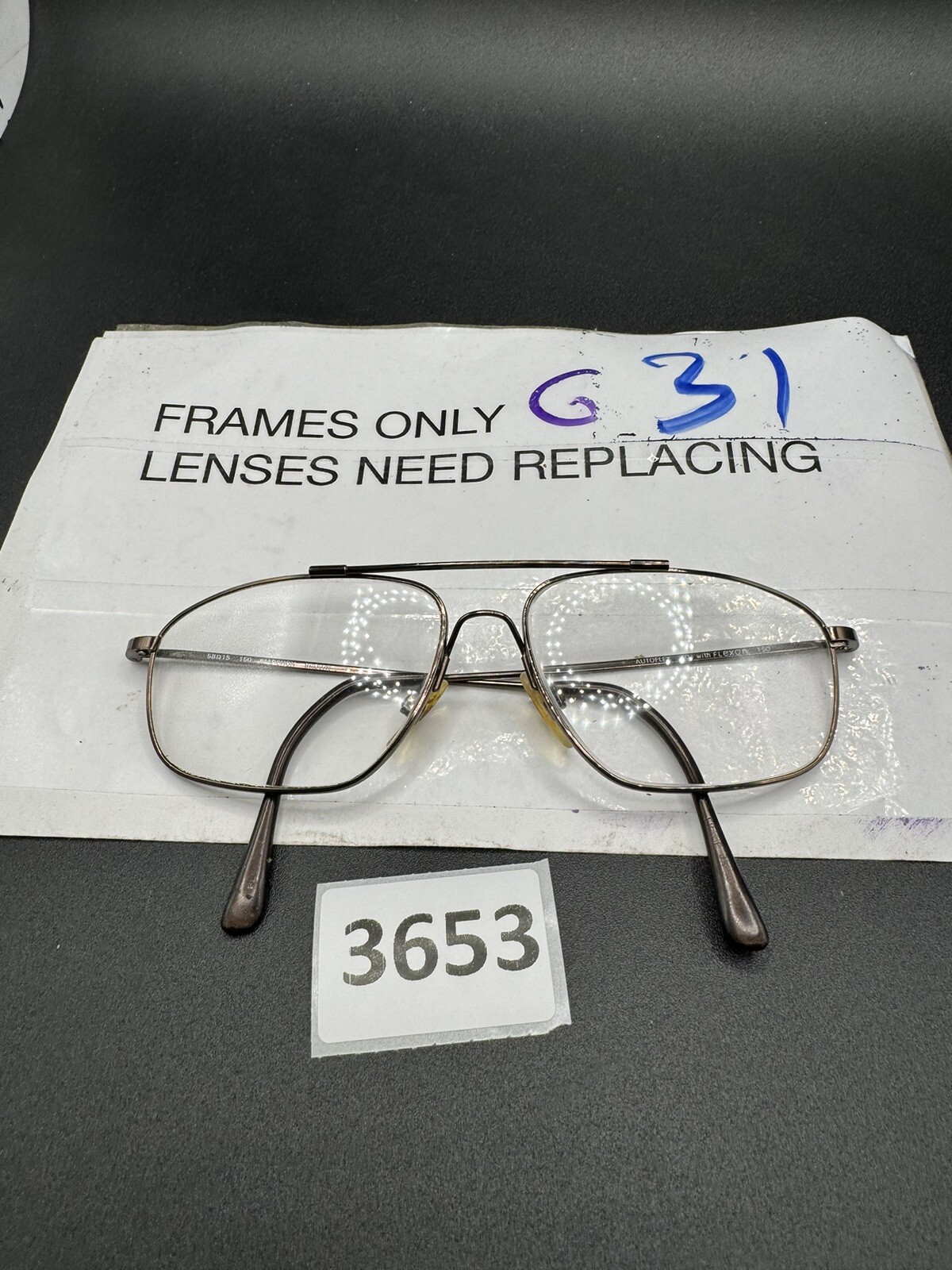 Men's Flexon Autoflex 40 Marchon Eyeglasses FRAME ONLY 58-15-145 Brown ...