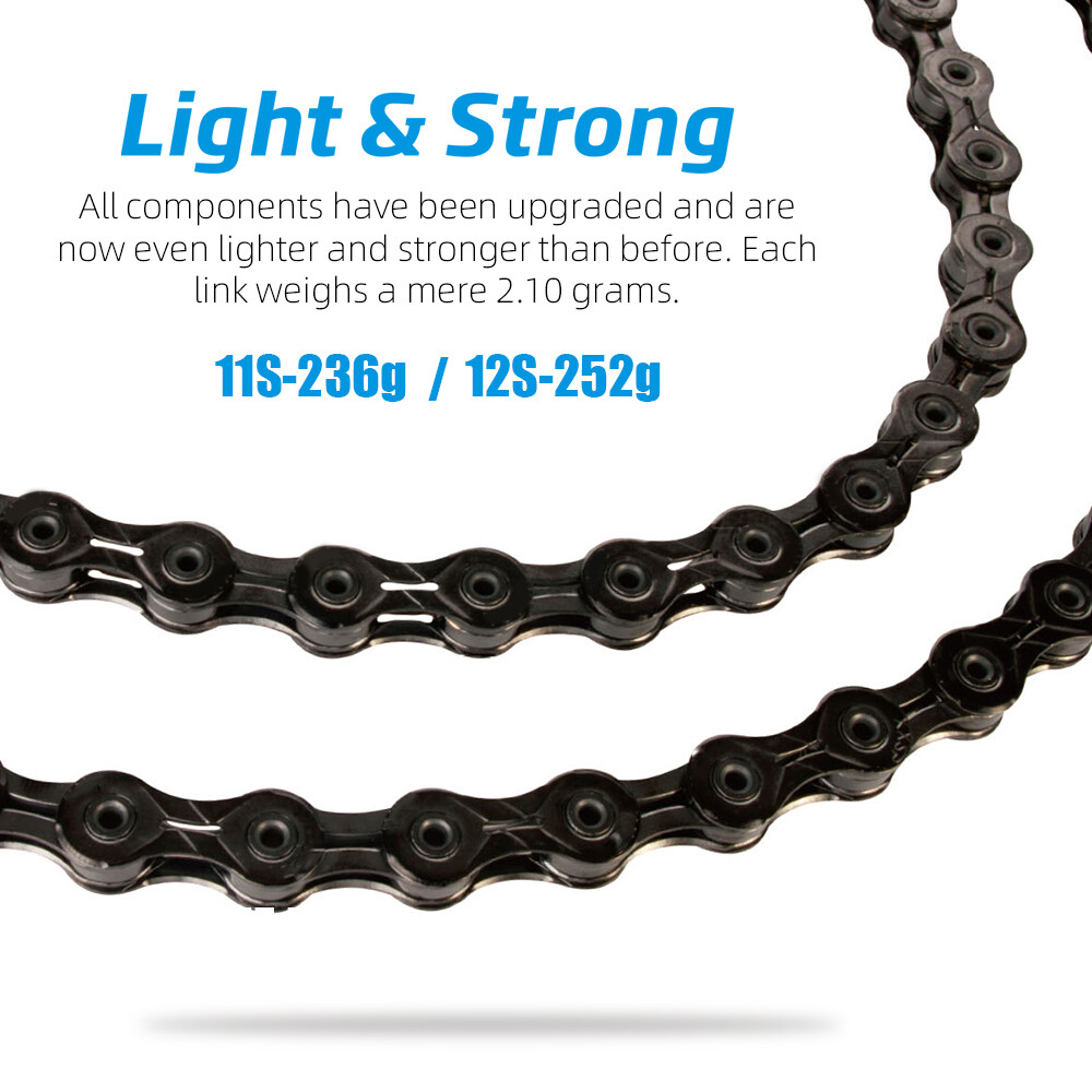 Bicycle Chain Diamond Like Coating 12 Speed Mountain Cycling Road Bike ...