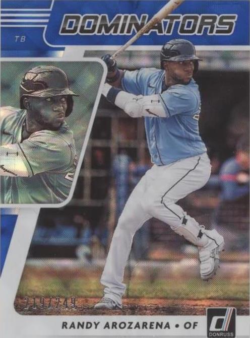 2021 Panini Donruss - Dominators Randy Arozarena #DOM4 Blue /249 for sale online | eBay