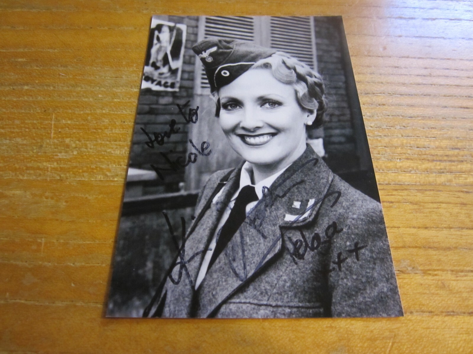 Kim Hartman Actress Autographed 4X6 Photograph "'Allo 'Allo!" Pvt Helga ...