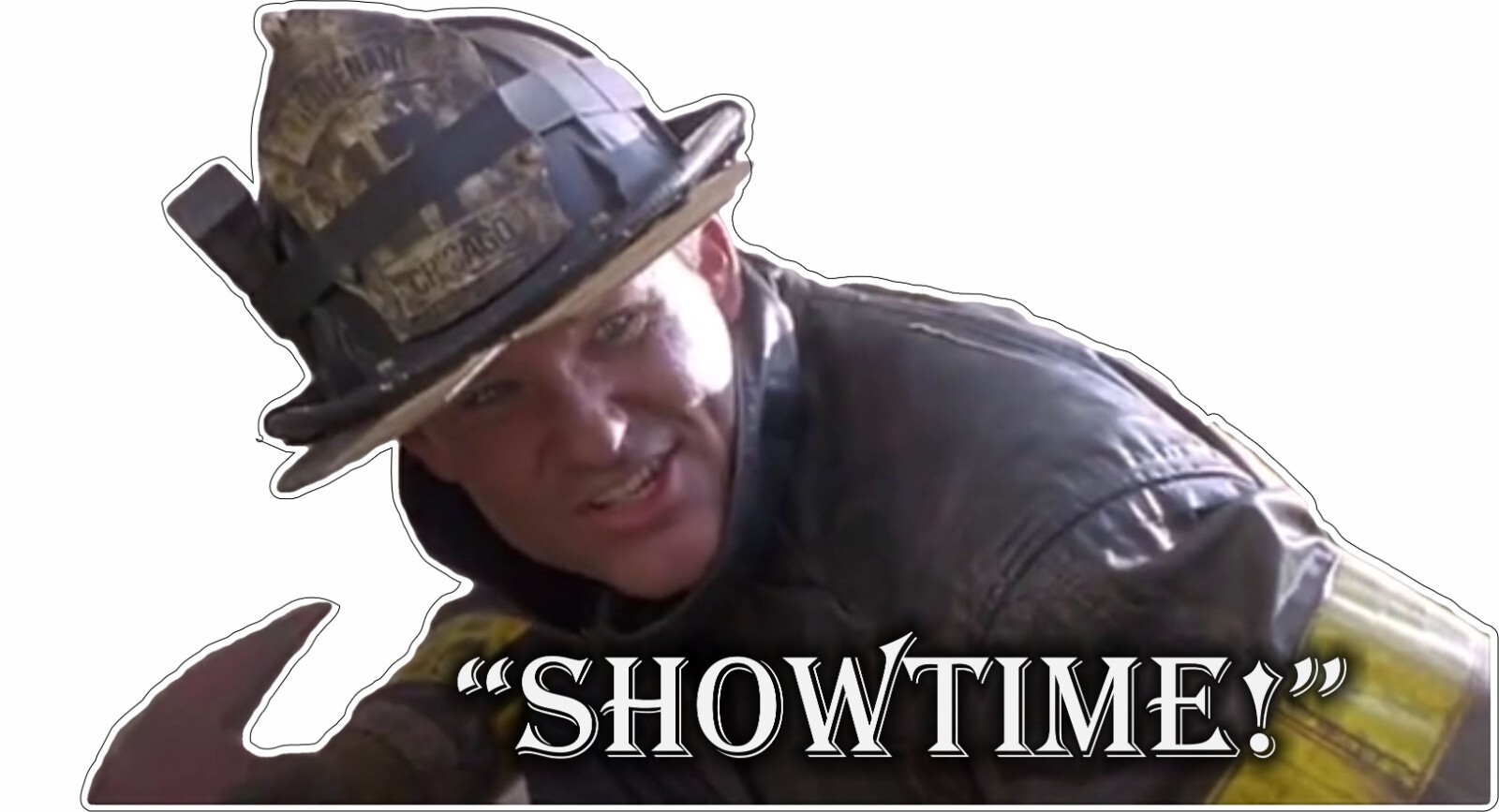 Firefighter Decal Sticker "Backdraft Showtime" Firefighter Window ...
