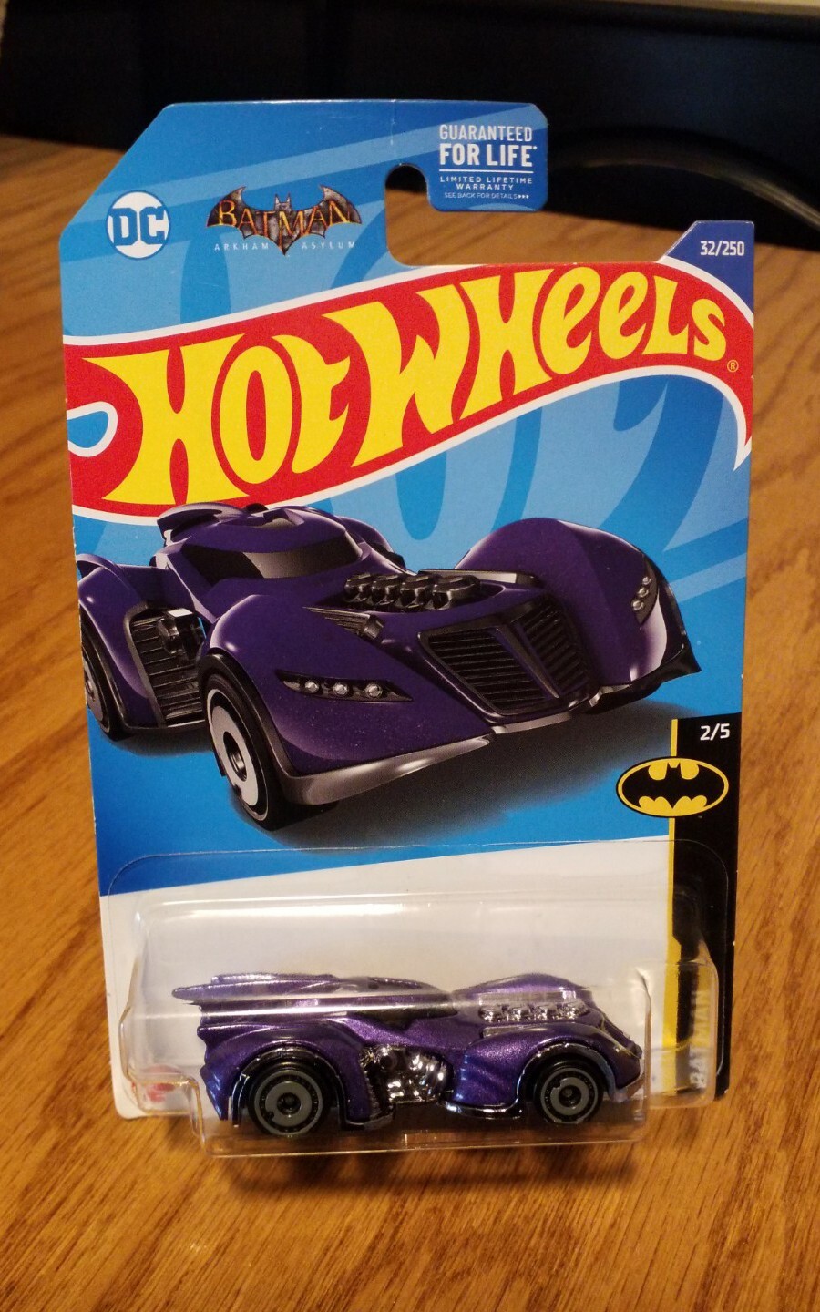 Hot Wheels Batman: Arkham Asylum Batmobile Purple 32/250 Batman 2/5 | eBay