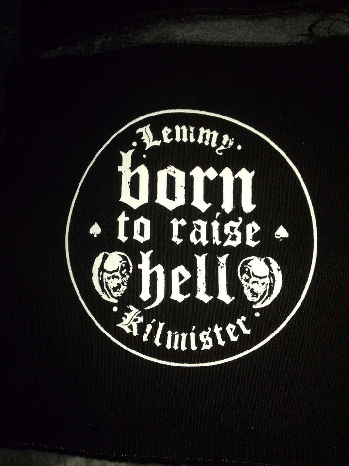 Motorhead War-Pig Canvas Back Patch Ace Of Spades Born To Lose Lemmy ...