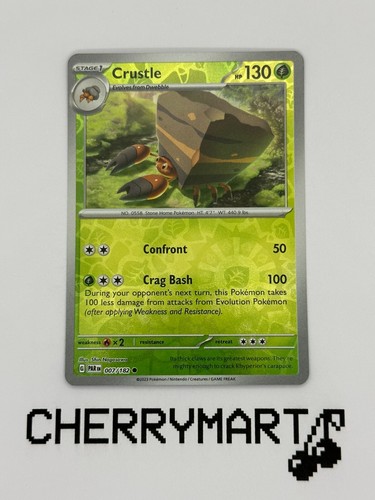 Crustle 007/182 - Reverse Holo - Paradox Rift - NM/M Pokemon Card ...