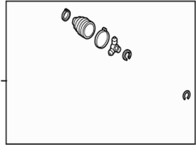 43430-60090 Toyota Shaft assy, front drive, rh 4343060090, New Genuine ...