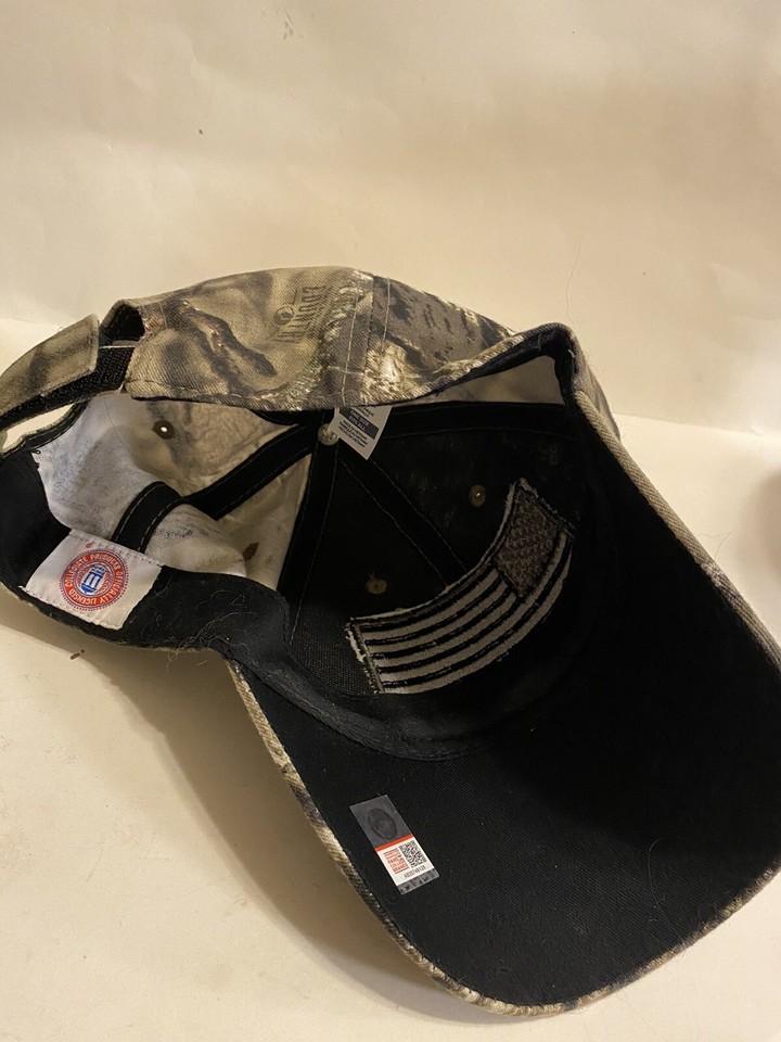 OHT Operation Hat Trick USA American Flag Cap Adjustable Strapback Camo ...