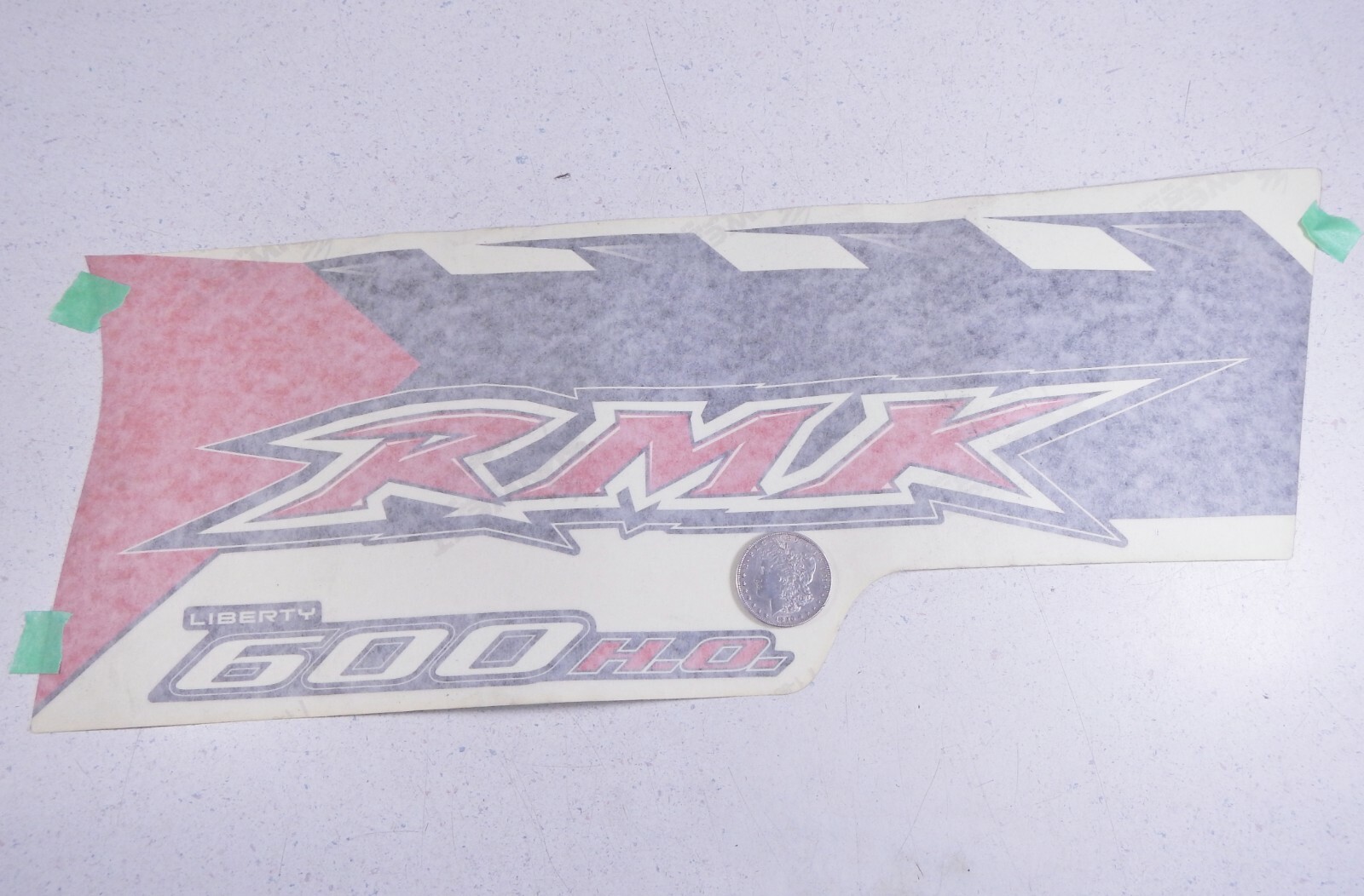 -7173111 2006 06 Polaris 600 HO RMK 144 F/O NOS Side Panel Decal ...