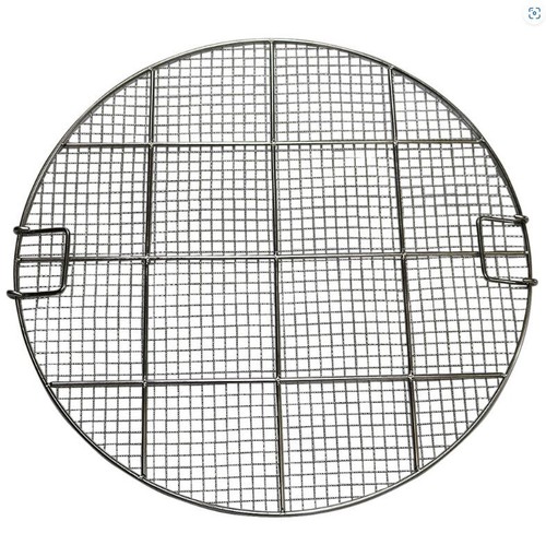 21" Round Stainless Steel Steam Grate with Handles for our 22"/24 ...