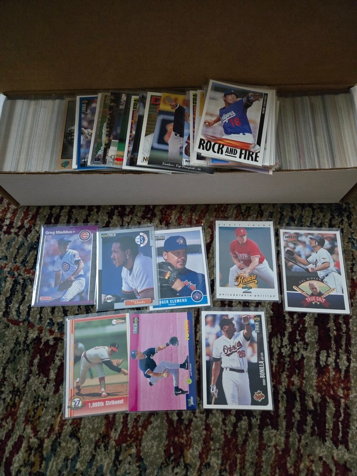 Huge Massive Sports Card Lot Over 8,OOO Cards Stars, Rookies ...