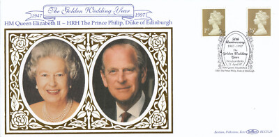 (135925) Queen Golden Wedding GB Benham BLCS128 1st 26p Windsor 1997 | eBay