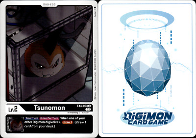 Tsunomon EX4-003 U Alternative Being Booster Digimon TCG | eBay