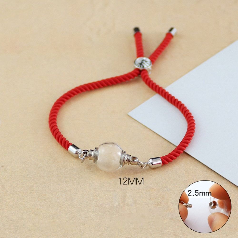 Multicolor Wishing Bottle Bracelet DIY Glass Vial Gift Vial Cord ...