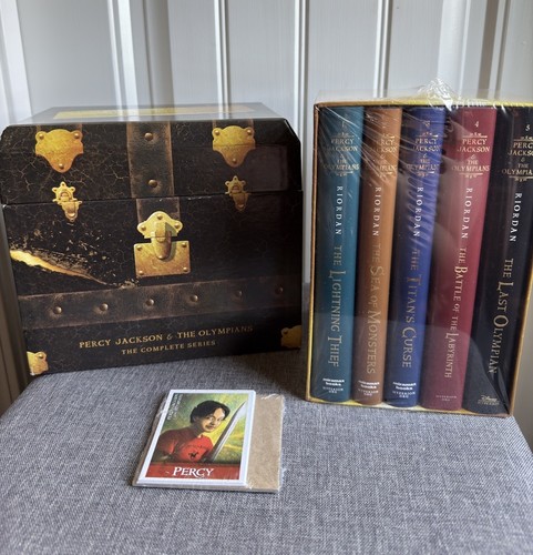 Percy Jackson and the Olympians Hardcover Boxed Set Complete Series ...