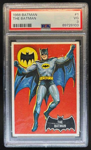 1966 Topps Batman (Black Bat Logo) The #1 PSA 3 | eBay