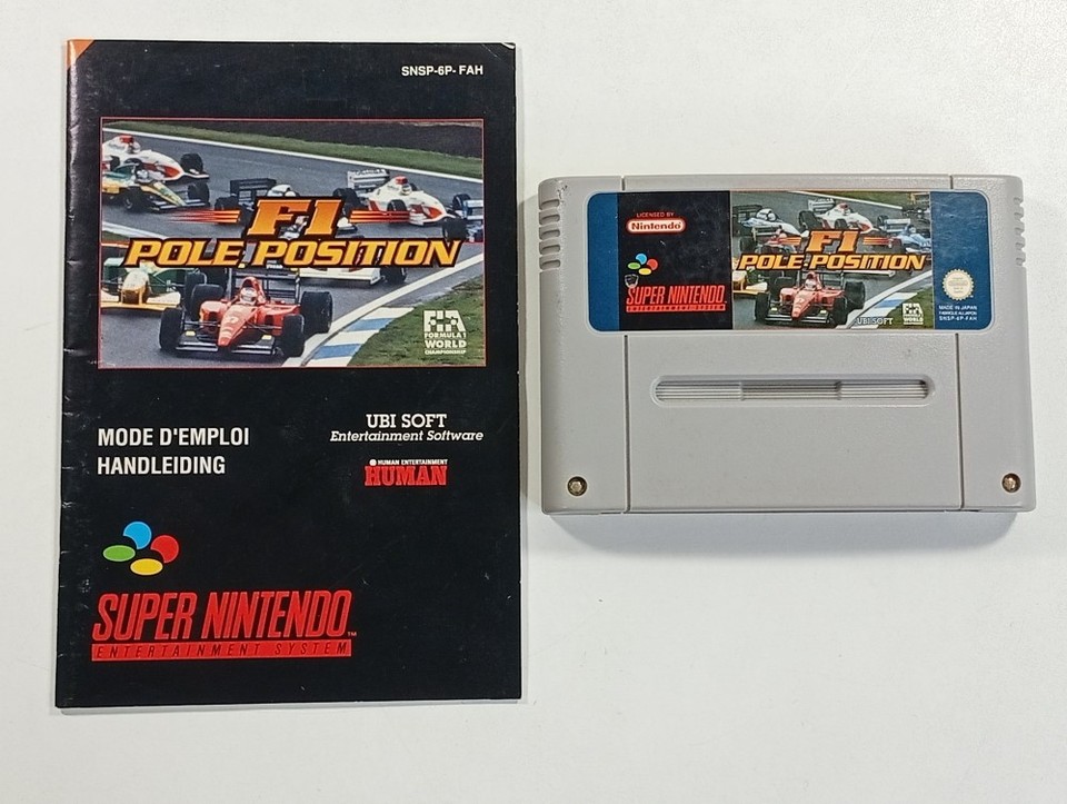 F1 POLE POSITION 2 SUPER NINTENDO (SNES) PAL-EUR (COMPLETE - GOOD ...