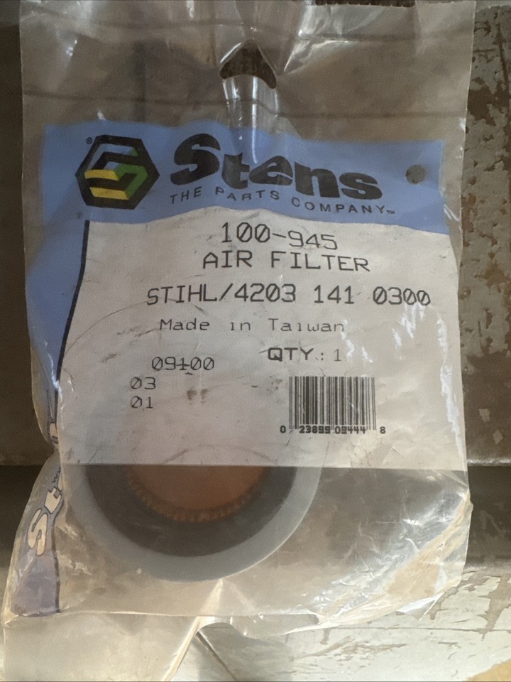 Stens Air Filter#100-945 / Stihl/4203 141 0300 / Location Bin 026 | eBay