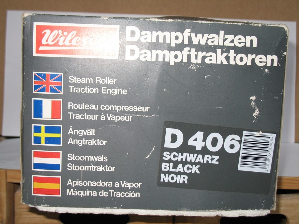 Wilesco Live Steam Traction Engine Model D406 - Boxed | eBay UK