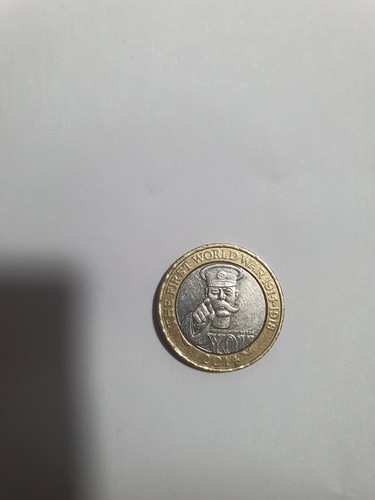 1914-1918 the First World War 2 Pound Coins Lord Kitchener, Army, Royal ...
