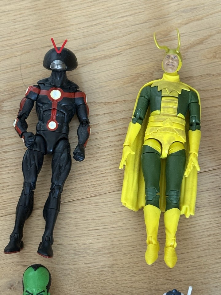 Marvel Legends Figure Lot (15) Taskmaster Ant-man Loki Havok Mach 1 ...