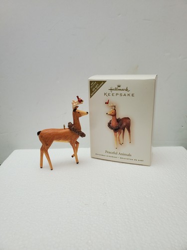 Hallmark Keepsake Peaceful Animals Deer Christmas Ornament 2007 | eBay