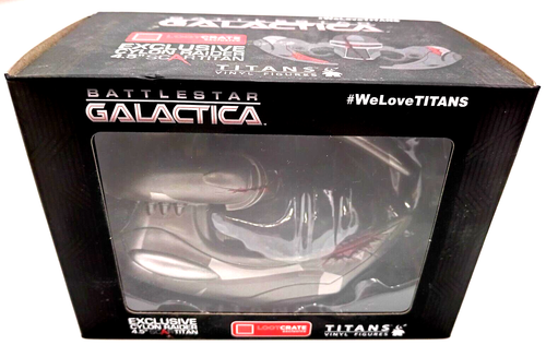 Titans Battlestar Galactica SCAR CYLON RAIDER 4.5" Vinyl Figure Loot ...