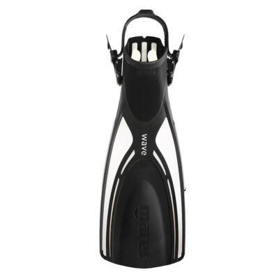 Mares Scuba Diving Fins Wave Black/White - Open Heel (410017SAXS BWH ...