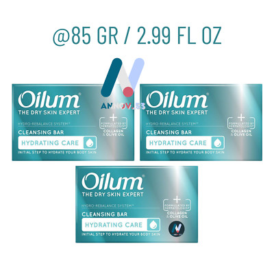 OILUM Hydrating Bar Soap Olive Oil Collagen Moist Soft Dry Wrinkle Skin ...