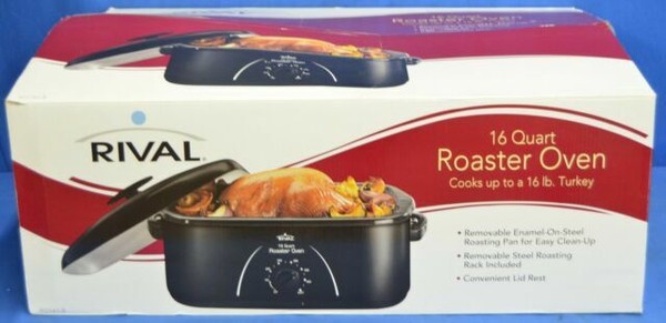 Rival 16 Quart Electric Roaster Oven - Black for sale online | eBay