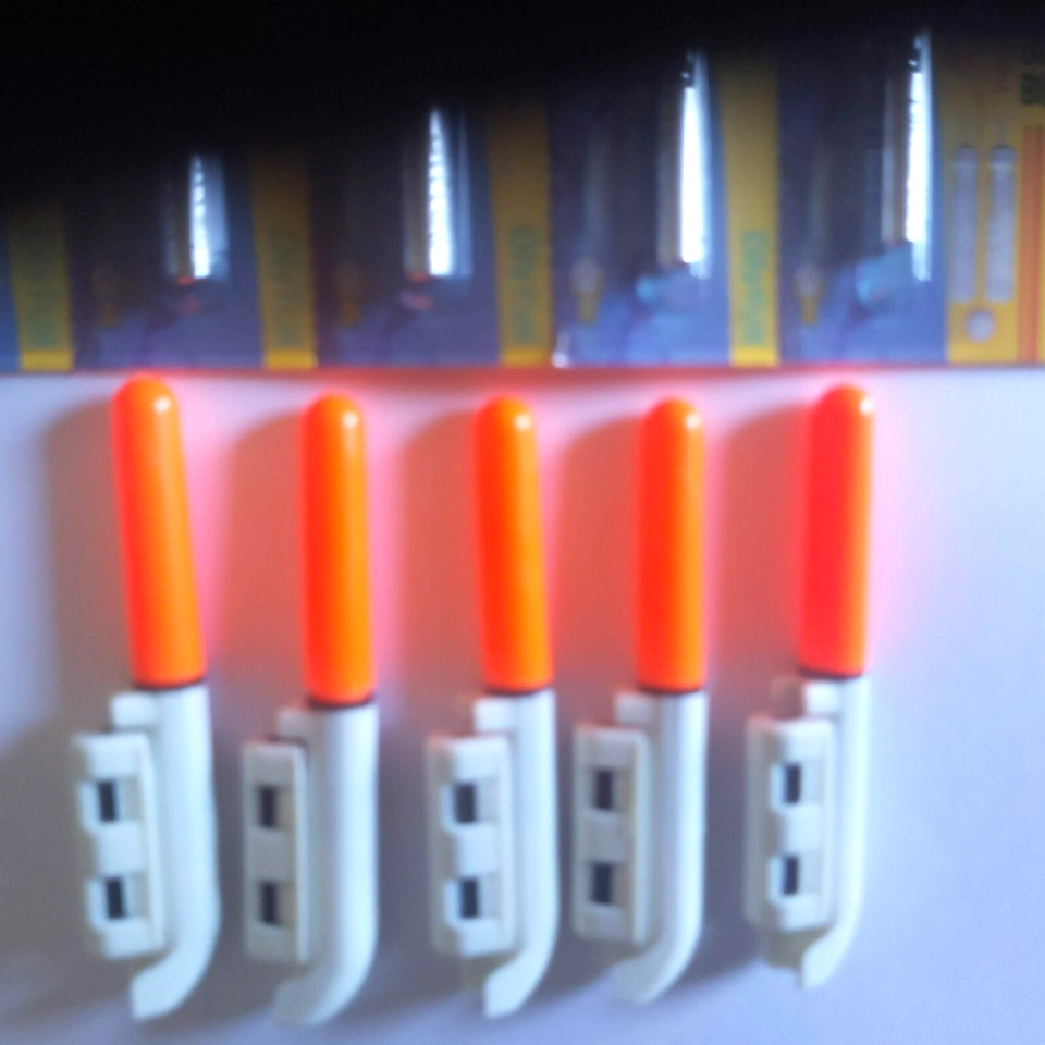 LED Sea Fishing Rod Tips x 5 Light Glow Stick Bite Indicator incl ...