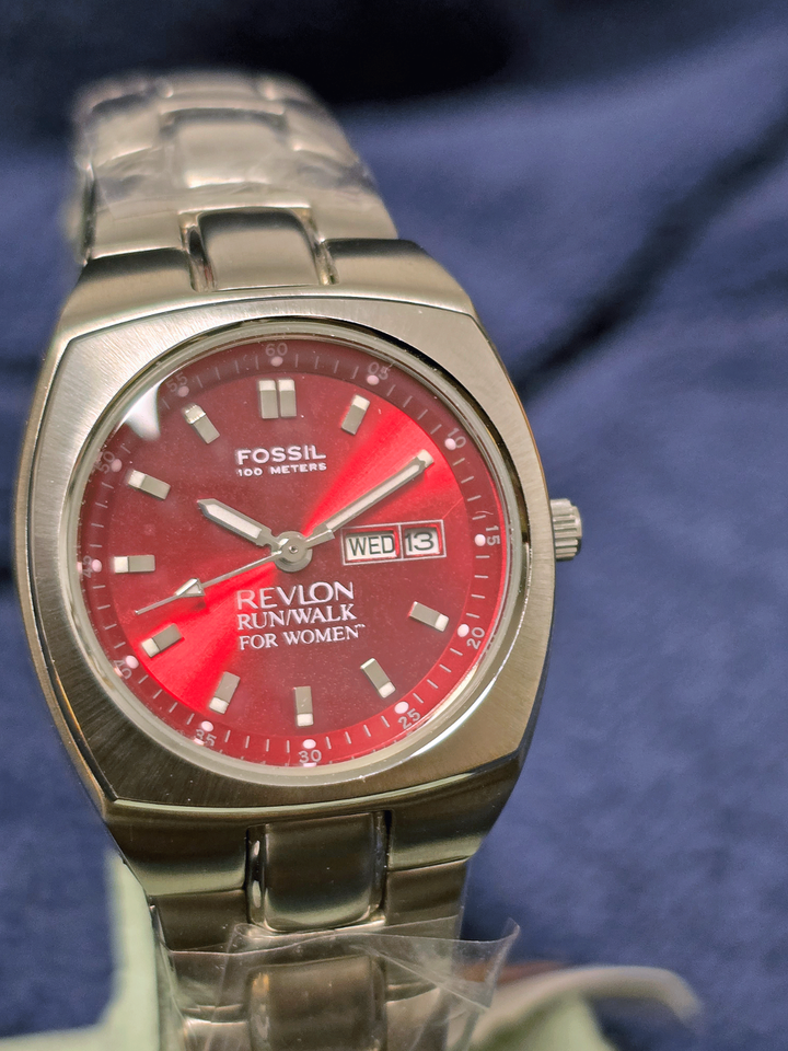 New Old Stock never worn Fossil Revlon Run/Walk for Women watch in Box ...