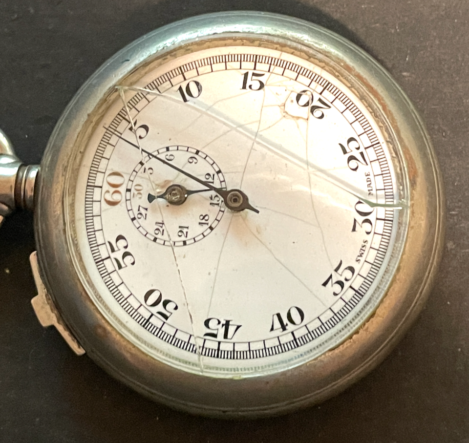 WW2 1940 DATED MKII BOMB TIMER STOPWATCH POCKET WATCH BRITISH ARMY ...