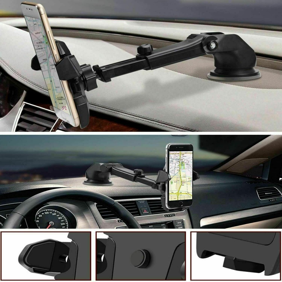 360° Mount Holder Car Windshield Stand For Mobile Cell Phone GPS iPhone ...