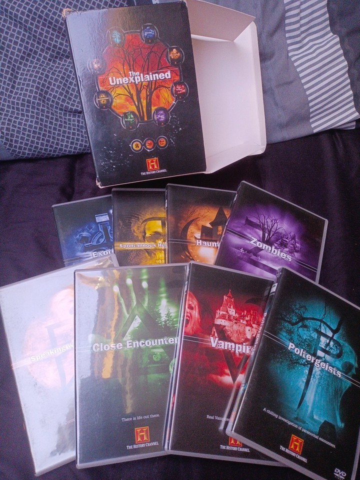 Discovery & History Channel Boxsets (x8 Dvd each) Unexplained ...